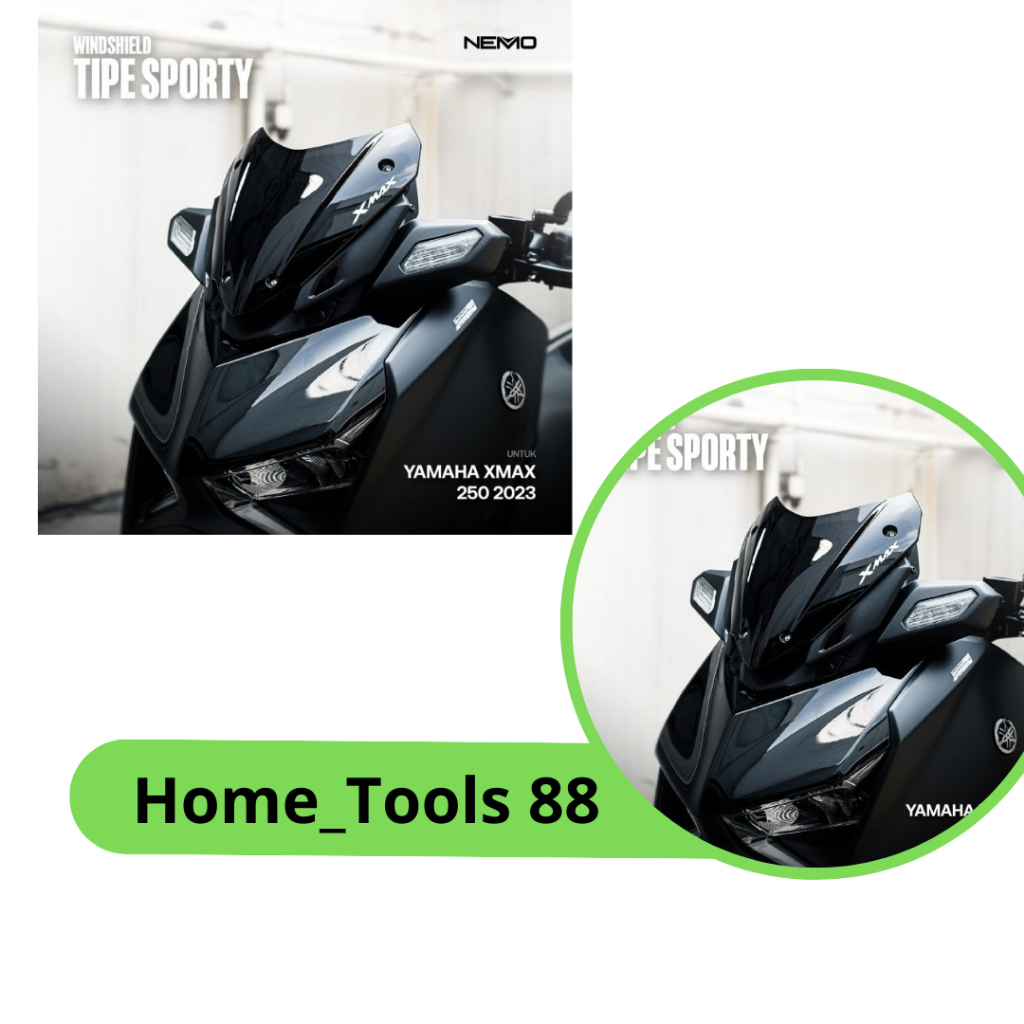 Jual Windshield Visor Nemo Kecil Yamaha Xmax Connected Model Eropa ...