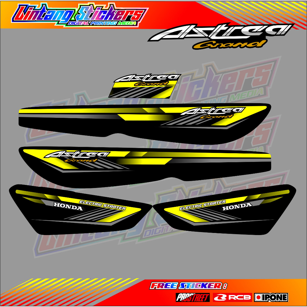 Jual STRIPING VARIASI HONDA ASTREA GRAND / STICKER LIST MOTOR ASTREA ...