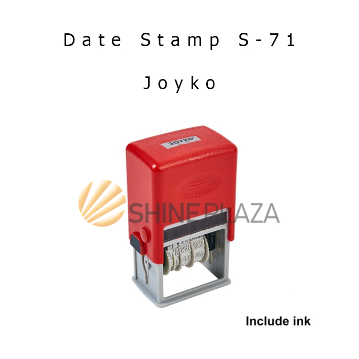 Jual Date Stamp Joyko S-71 - Cap Stempel Tanggal Lunas Joyko | Shopee ...