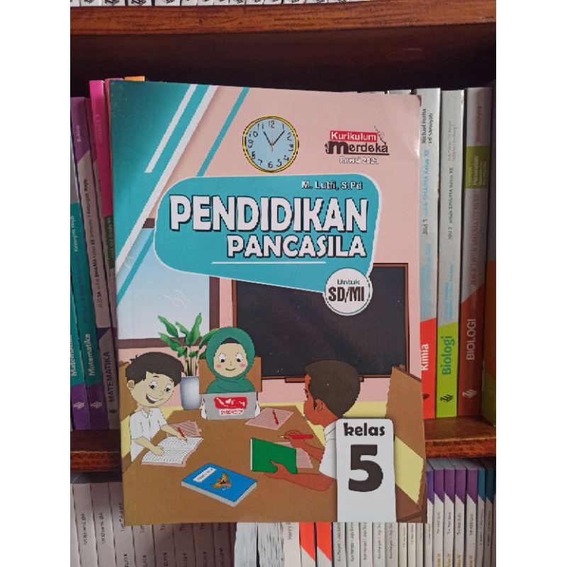 Jual BUKU PENDIDIKAN PANCASILA PPKN PKN KELAS 5 SD KURIKULUM MERDEKA | Shopee Indonesia