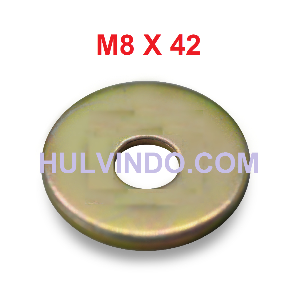 Jual RING PLAT LEBAR / WASHER PLAT KUNING M8 X 42MM | Shopee Indonesia