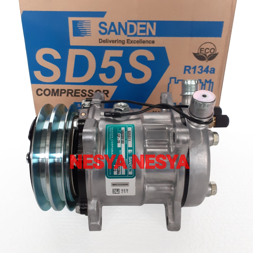 Jual Compressor Compresor Kompressor Kompresor AC Mobil SANDEN SD5S11 SD-507 SD507 SD 507 ...