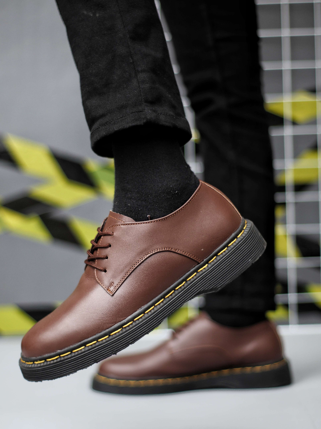 Jual GRANDABLE - Sepatu Docmart Casual Low Boot Kulit Asli Formal Pria ...