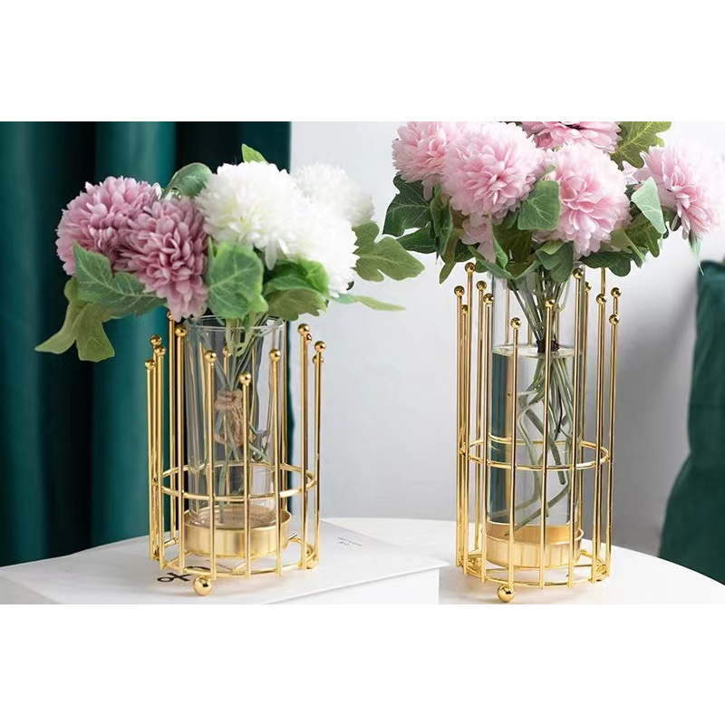 Jual Littleapple_O Pot Bunga Gold / Vas Bunga / Vase Bunga gold / Vase ...