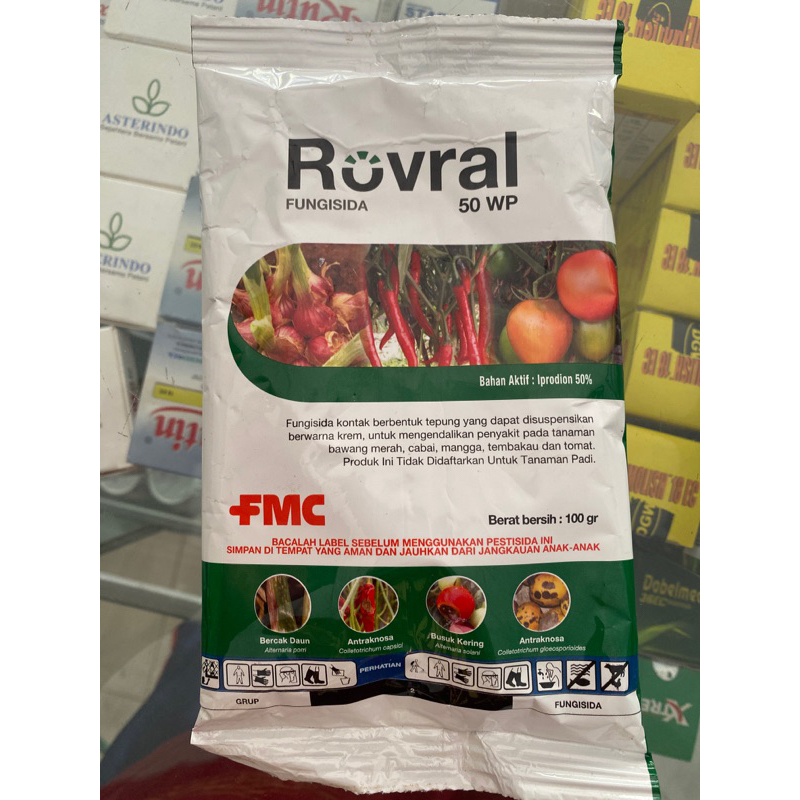 Jual FUNGISIDA KONTAK ROVRAL 50 WP - 100 GRAM | Shopee Indonesia