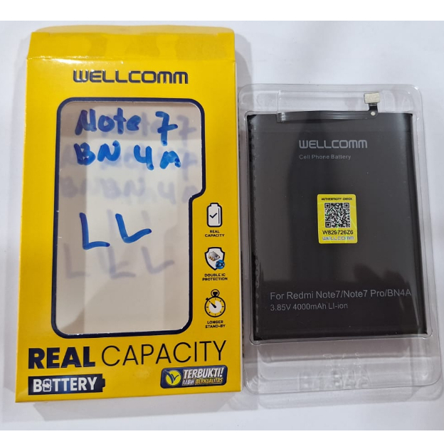 Jual BATTERY XIAOMI REDMI NOTE 7 / NOTE 7 PRO ( MODEL : BN 4A ) MEREK ...