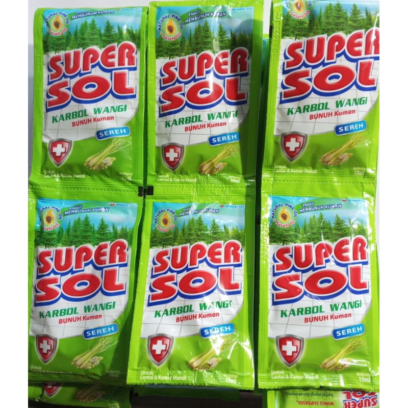 Jual Super SOL Sachet 12pcs @19ml | Shopee Indonesia