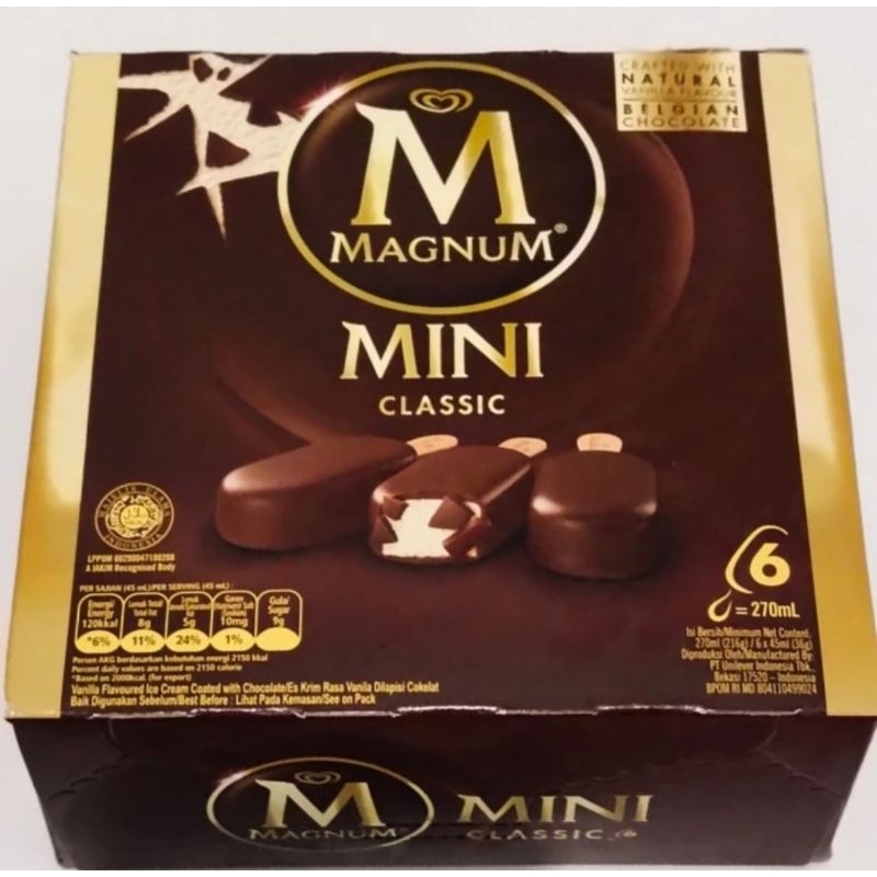 Jual Ice Cream Walls Mini Magnum (isi 6pcs) | Shopee Indonesia