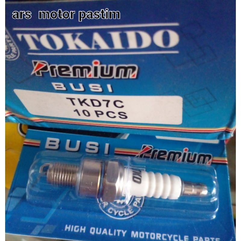 Jual Busi tokaido asli busi motor bebek matic pendek prima grand supra ...