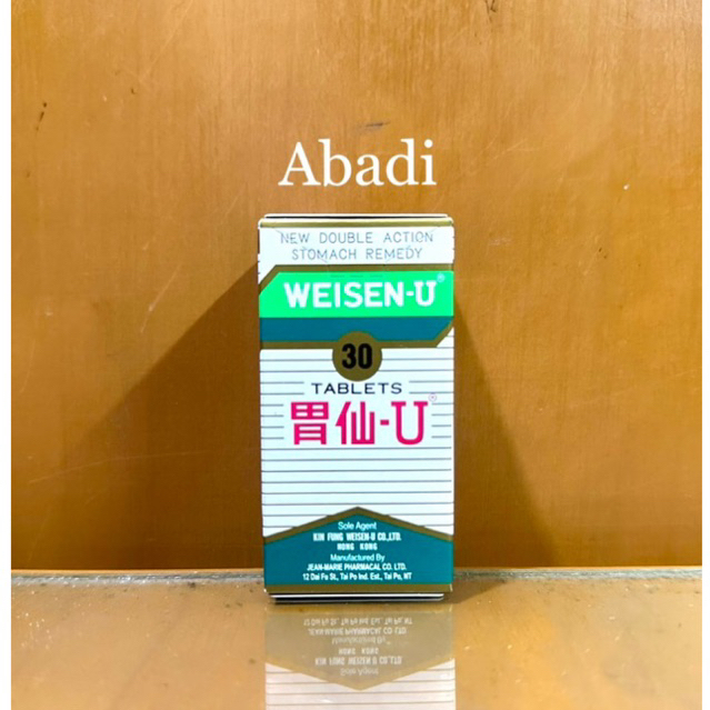 Jual Weisen-U / Wei Sen U isi 30 Tablets - Obat Sakit Maag | Shopee ...