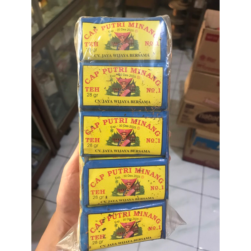 Jual Teh cap Putri Minang 1pack isi 10 | Shopee Indonesia