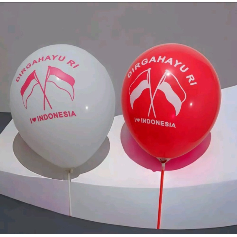 Jual Balon Latex Merah Putih 17 Agustus | Shopee Indonesia