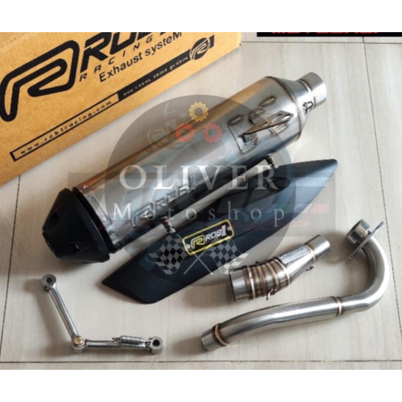 Jual Knalpot Rob1 Standard Racing YAMAHA V Cap - Aerox Old/New, Nmax ...