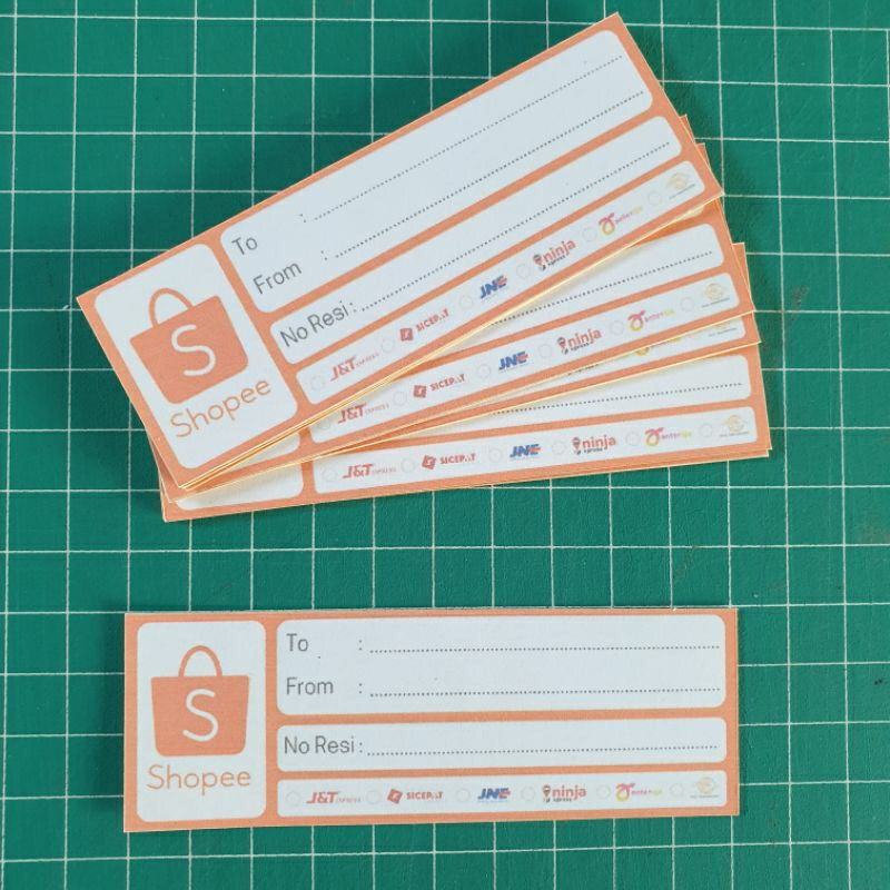 Jual Stiker Label Pengiriman olshop Shopee Toped besar | Shopee Indonesia