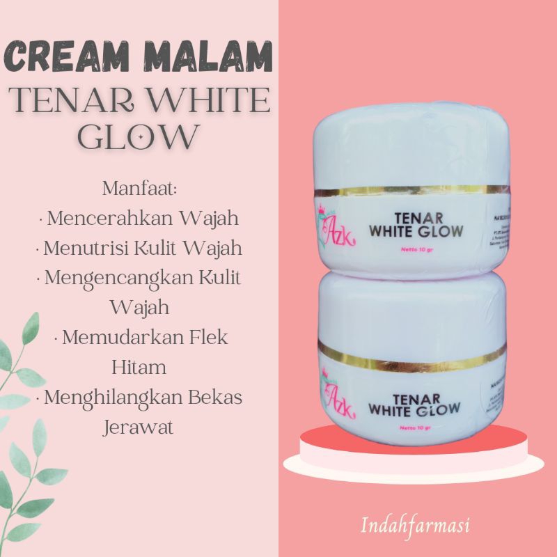 Jual NIGHT CREAM TENAR WHITE GLOW | Shopee Indonesia