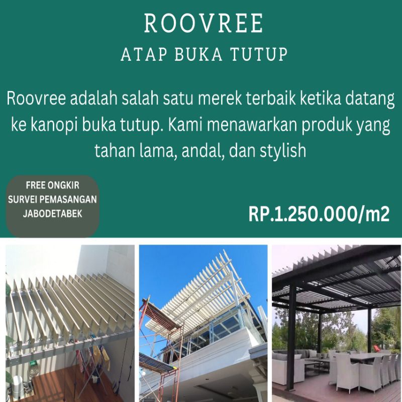 Jual Atap Buka Tutup Alumunium Otomatis | Shopee Indonesia