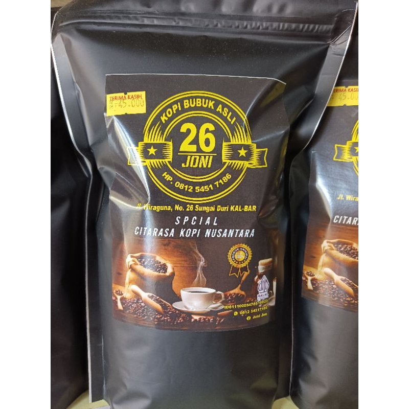 Jual KOPI JONI 26 ROBUSTA premium 500g | Shopee Indonesia