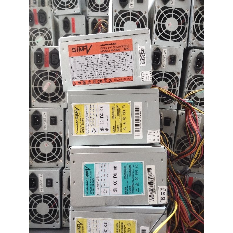 Jual POWER SUPLAY/ PSU 24PIN SIMBADDA SIM -V 380W | Original Bergaransi | Shopee Indonesia