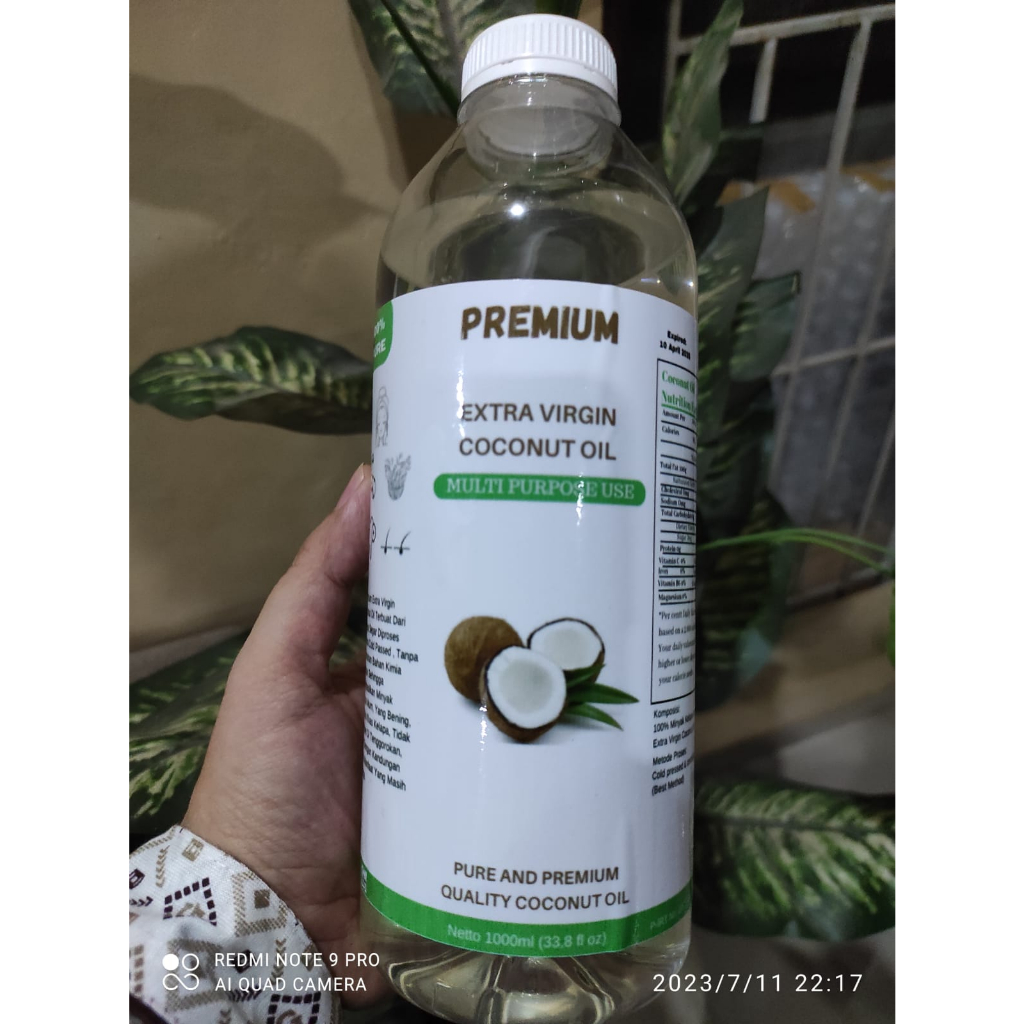 Jual PREMIUM Virgin Coconut Oil 1 liter VCO 1000 ml | Shopee Indonesia