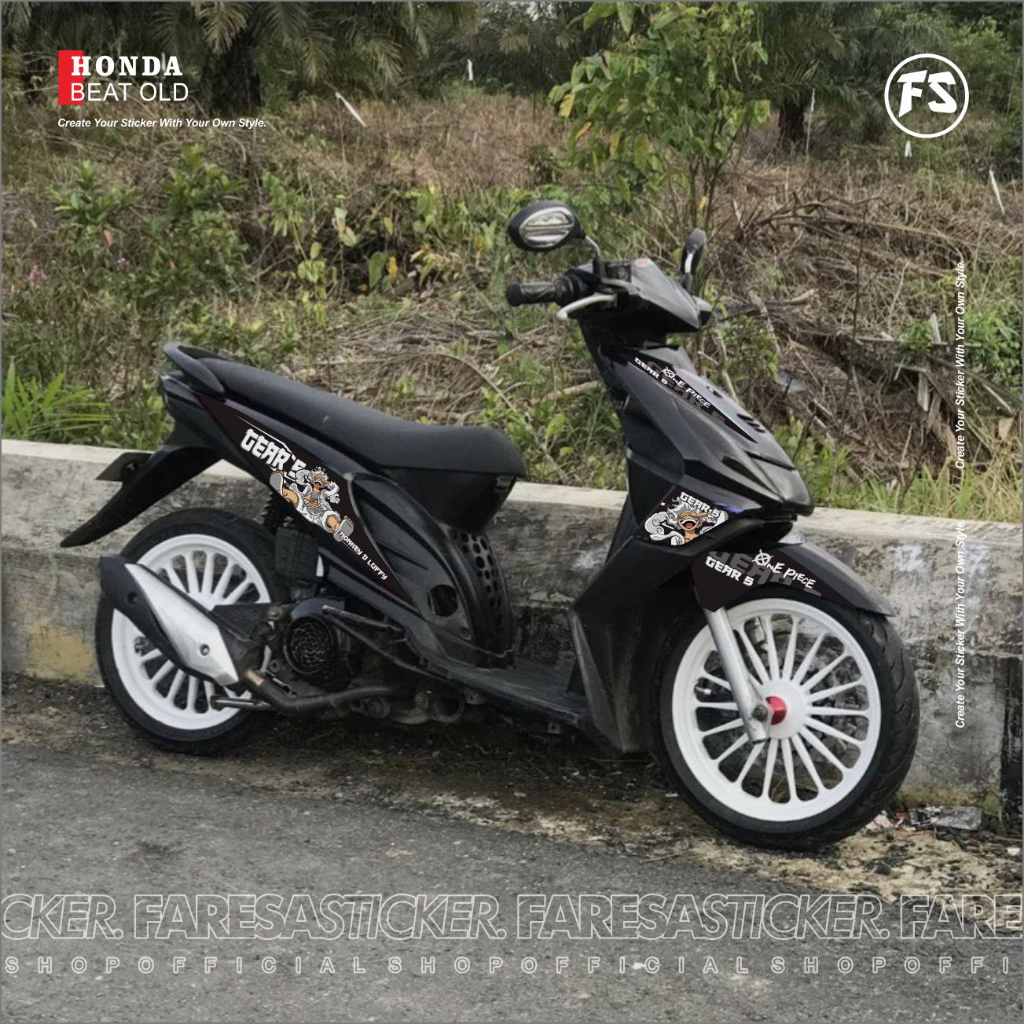 Jual L3 Striping HONDA BEAT OLD | BEAT LAMA, BEAT KARBU | LUFFY Viral ...