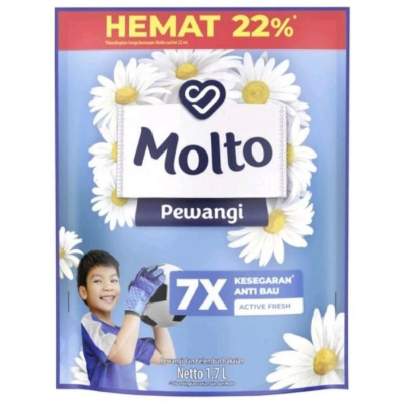 Jual MOLTO PEWANGI DAN PELEMBUT PAKAIAN ACTIVE FRESH & PURPLE & HIJAB 1 ...