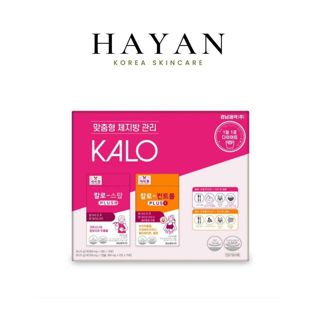 Jual KALO PLUS [KALO STOP + KALO CONTROL] Kyung Nam Pharm | Shopee ...