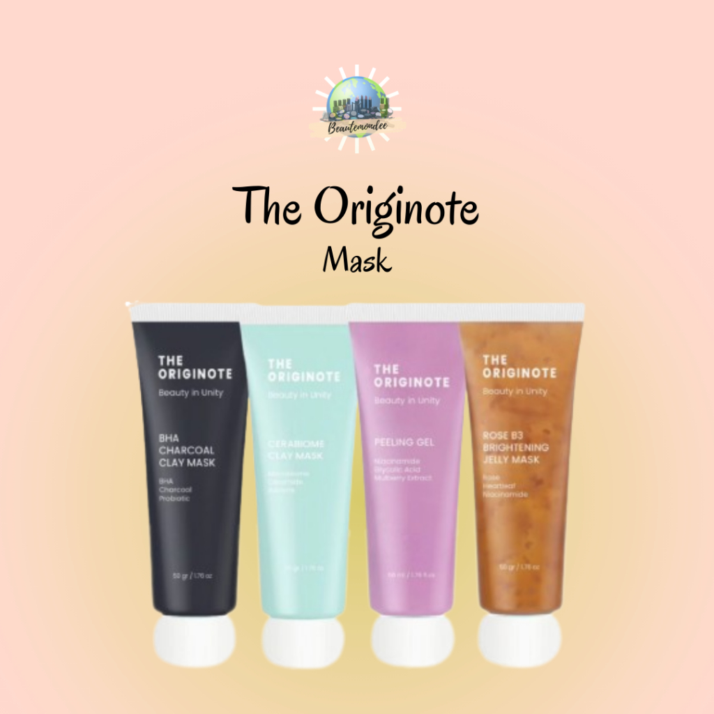 Jual THE ORIGINOTE Brightening Jelly Mask / BHA Charcoal Clay Mask ...