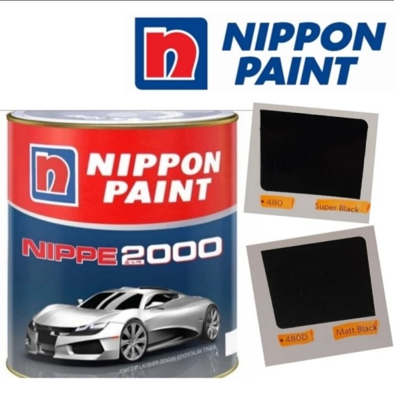 Jual Nippe Super Black 480 Nippe Matt Black 480D Nippe 2000 Hitam Nippe ...