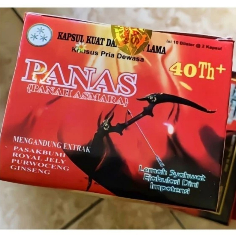 Jual COD PA PANAS PANAH ASMARA Kapsul 1box isi 10 blister Original capsul orijinal Khusus Pria ...