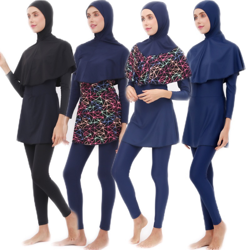 Jual Aldila Muslimah Swimsuit / Baju Renang Hijab | Shopee Indonesia