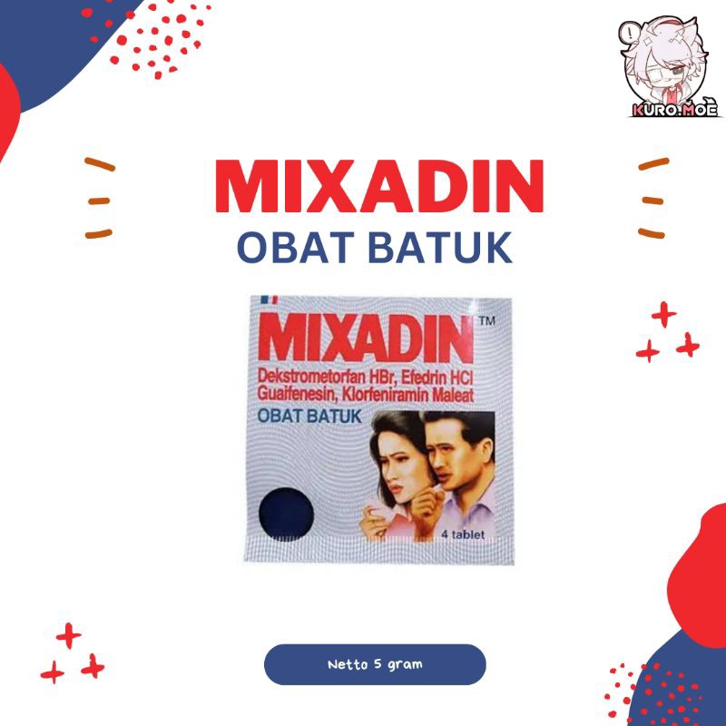 Jual MIXADIN (1 STRIP ISI 4 TABLET) | Shopee Indonesia