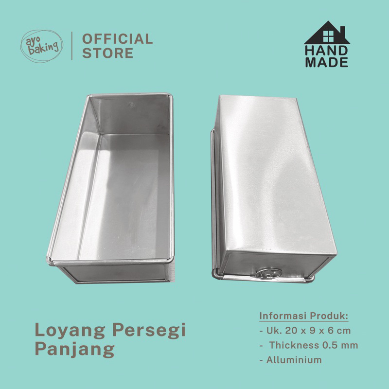 Jual HANDMADE Loyang Brownis Persegi Panjang | Loyang Persegi Panjang ...