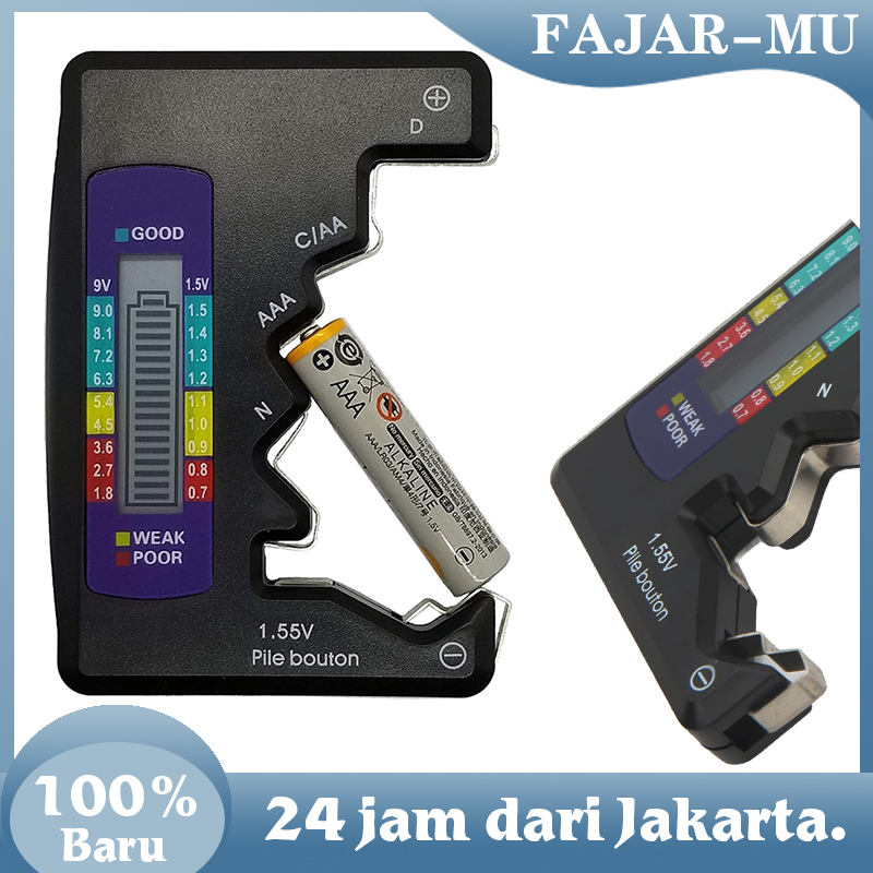 Jual Alat Pengukur Kapasitas Baterai Digital Display Card Type Digital ...