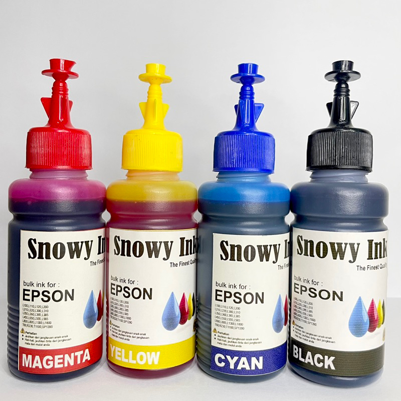 Jual Tinta EPSON satu set (Paket) 4 botol | Shopee Indonesia