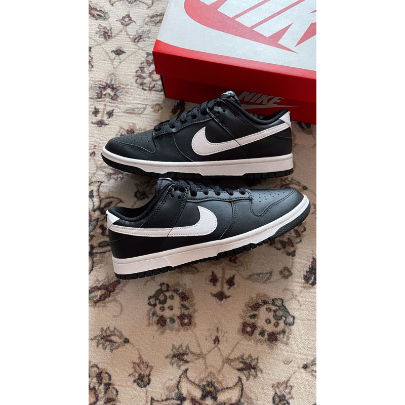 Jual Nike Dunk Low Retro Black / White | Shopee Indonesia