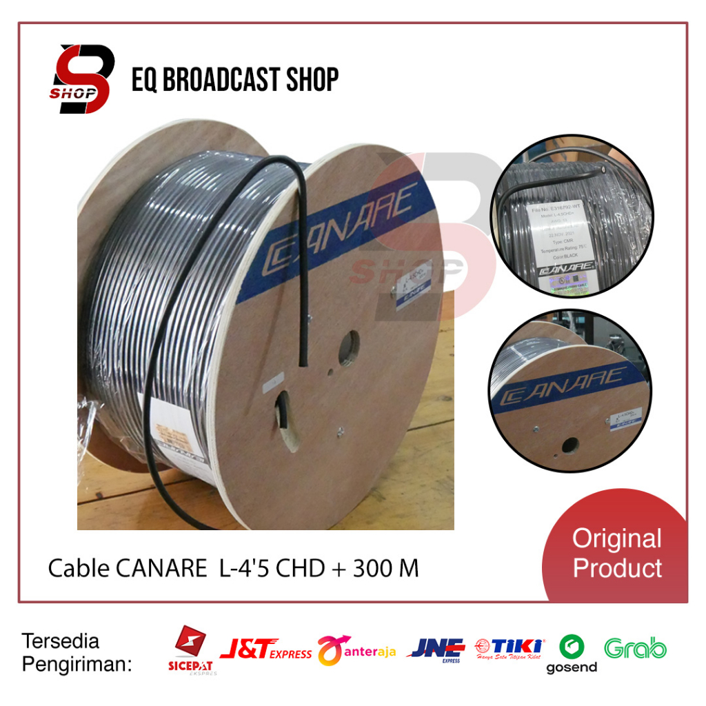 Jual CANARE L-4'5 CHD + 300 M / Kabel video | Shopee Indonesia