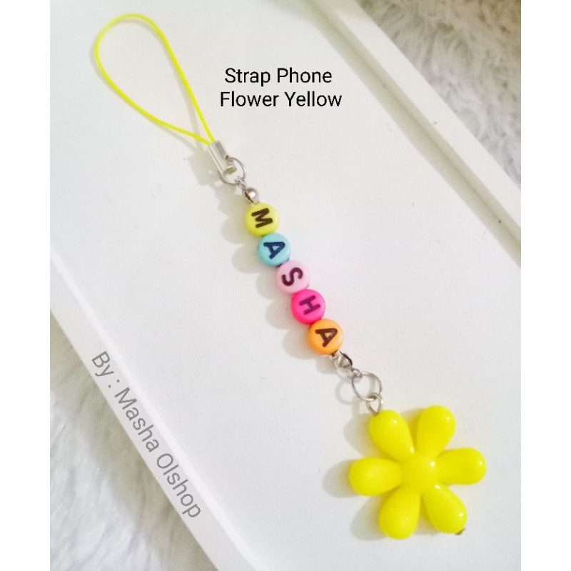 Jual Custom Nama Gantungan Tali Hp Strap Phone Key Chain Gantungan ...