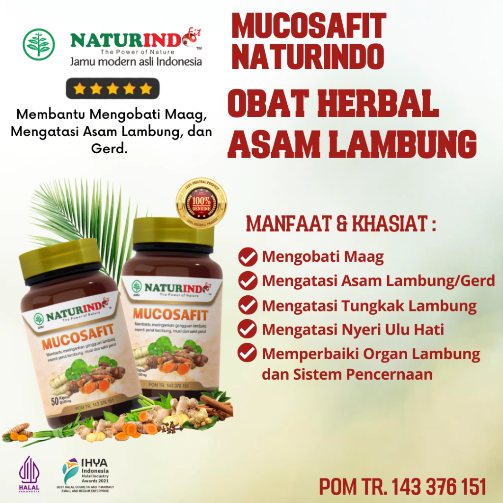 Jual Obat Lambung Bau Mulut Maag Kesehatan Asam Lambung Gerd Herbal ...