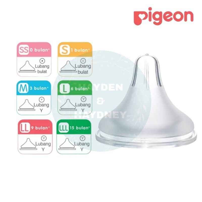 Jual Dot Peristaltic Plus Nipple Dot Wide Neck PIGEON | Shopee Indonesia