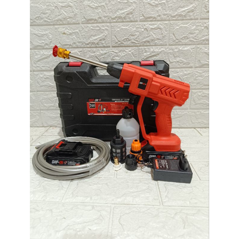Jual GRIP ON JET CLEANER 2 BATTERIES 24V MESIN CUCI MOBIL MOTOR ...