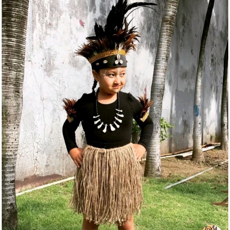 Jual Rok Tali Goni Anak , Rok Rumbai Papua , Rok Rumbai Anak Panjang ...