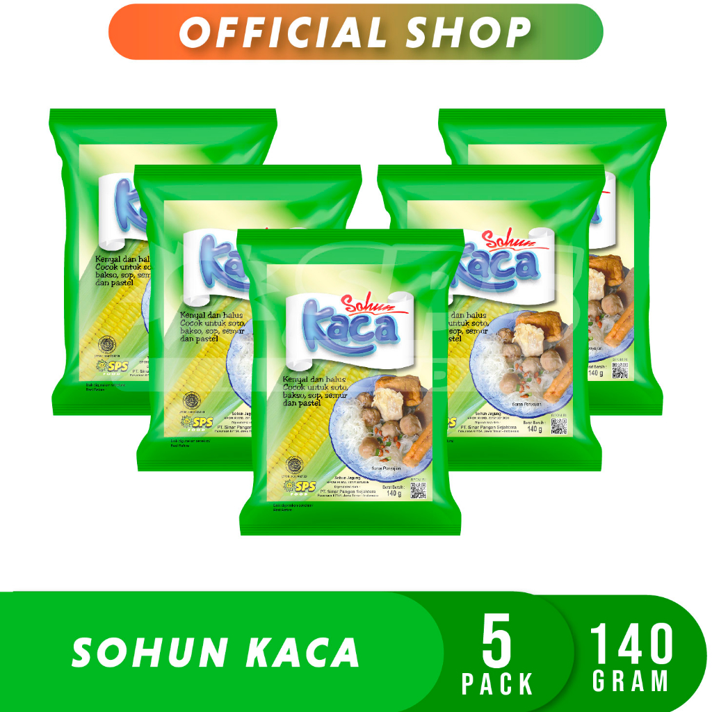 Jual Kaca Sohun Renteng 140 Gr (5 Pack) | Shopee Indonesia