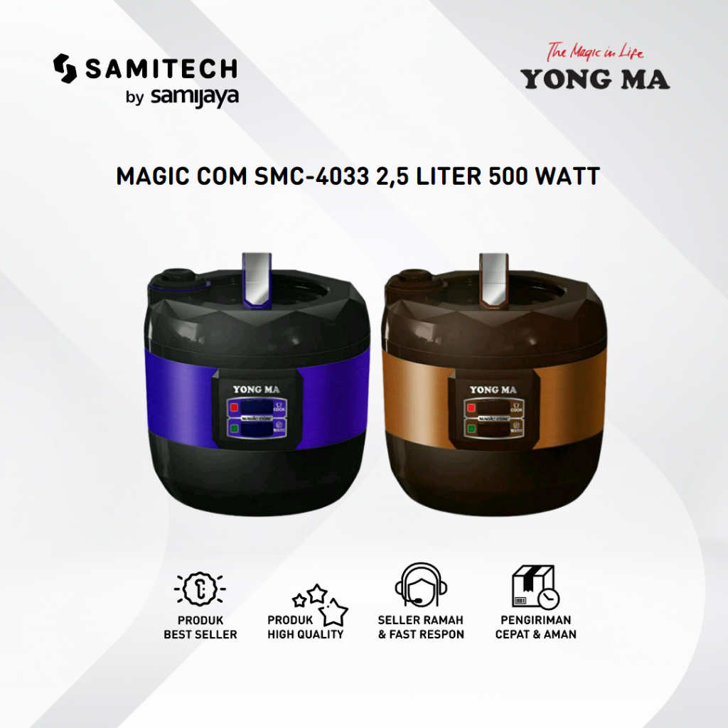 Jual MAGIC COM YONGMA / RICE COOKER YONGMA SMC-4033 / YMC-403 2.5L ...