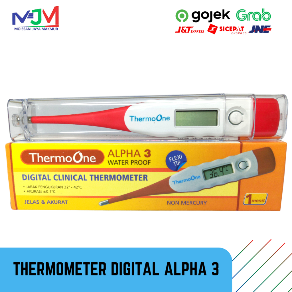 Jual ThermoONE ALPHA 3 Thermometer Digital Waterproof / Pengukur Suhu ...