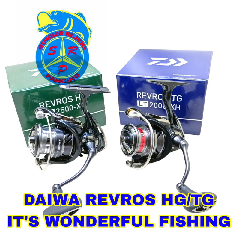 Jual reel daiwa revros lt hg tg 1000/2000/2500/3000/4000 | Shopee Indonesia