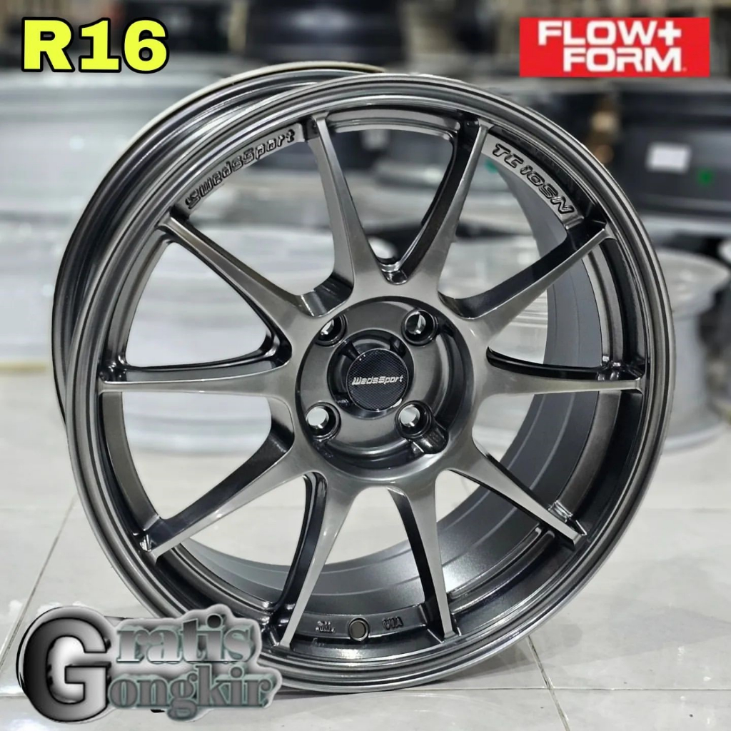 Jual velg racing r16 velg mobil ring 16 Flowforming wedssport TC105N Pcd 4x100 Lebar 7 | Shopee ...