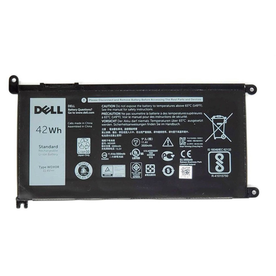Jual Baterai Dell Latitude 3480 3580 3488 3490 42wh WDX0R WDXOR FW8KR ...