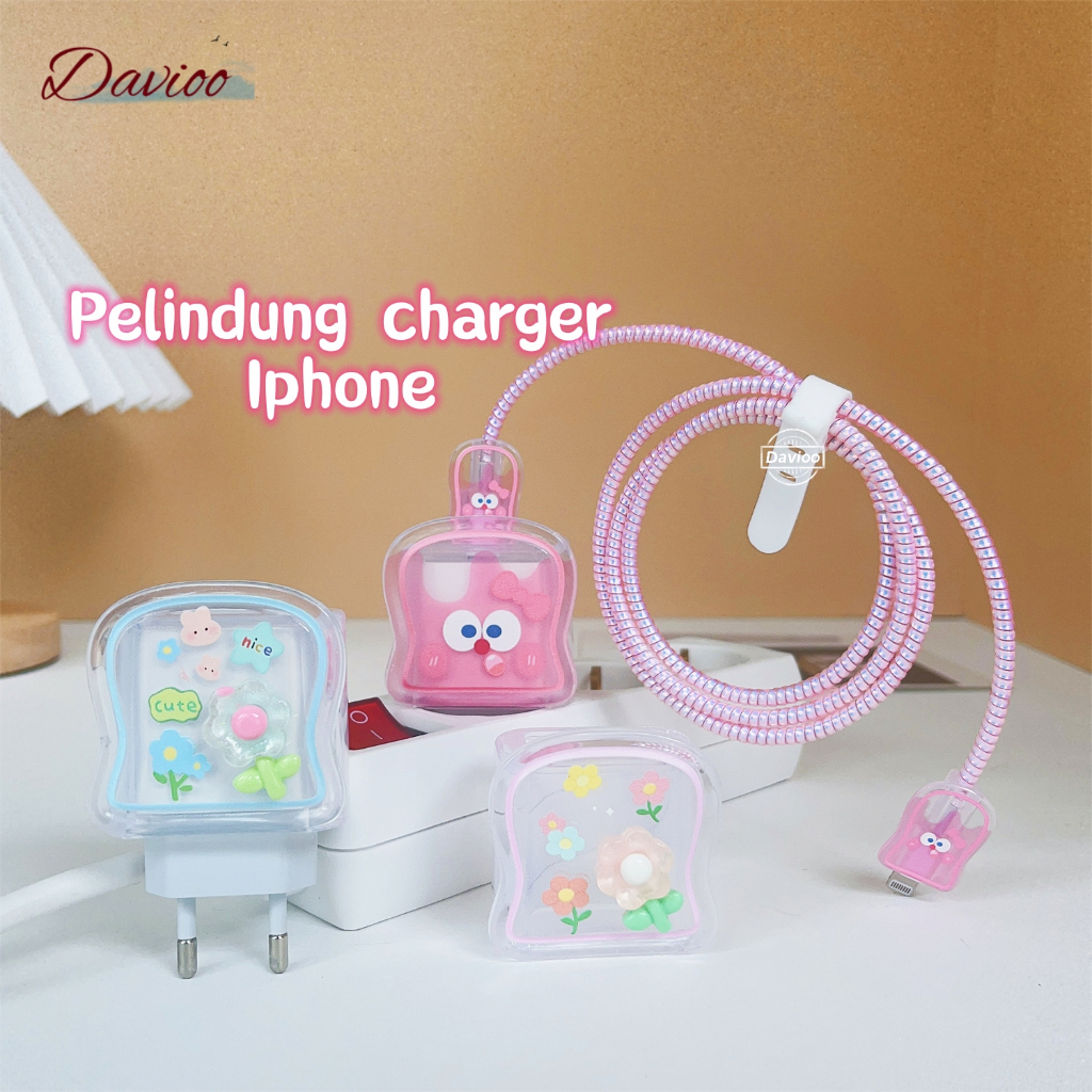 Jual Iphone 18w&20w | Set 5 PCS Paket Cover Pelindung Kabel & Kepala ...