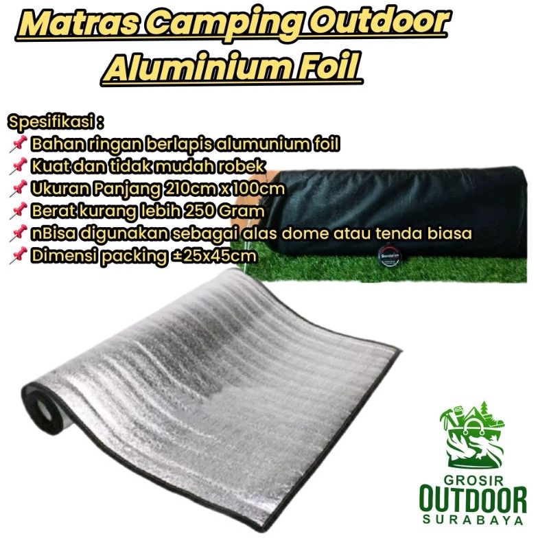 Jual Matras aluminium foil Double Side Lokal | Matras Aluminium Impotr ...