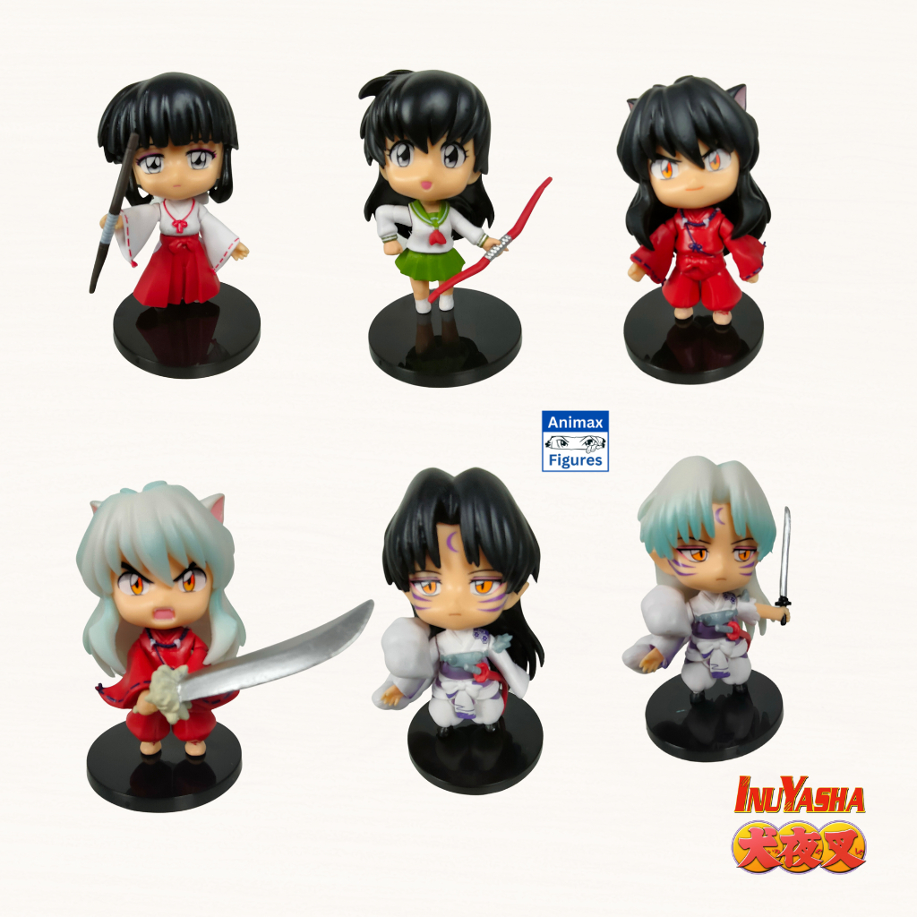 Jual Action Figure Inuyasha Kagome Seshomaru Kikyo Full set isi 6 ...
